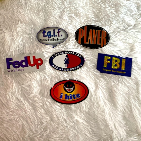 Hot Topic | Other | Y2k Vintage Girl Power Stickers Approximately 4 ...